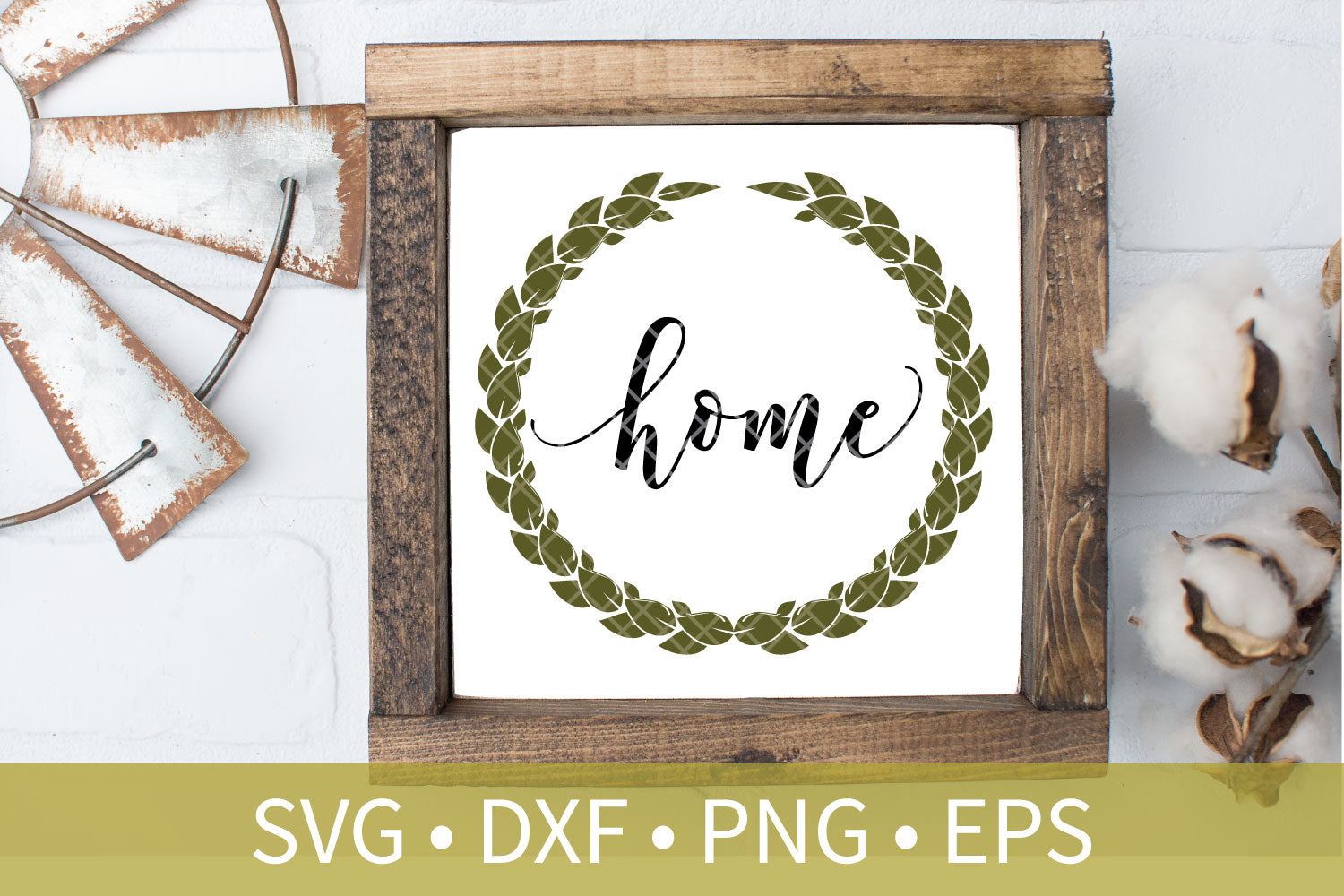 Rustic Laurel Wreath Svg Laurel Wreath SVG Round Circle Monogram Frame