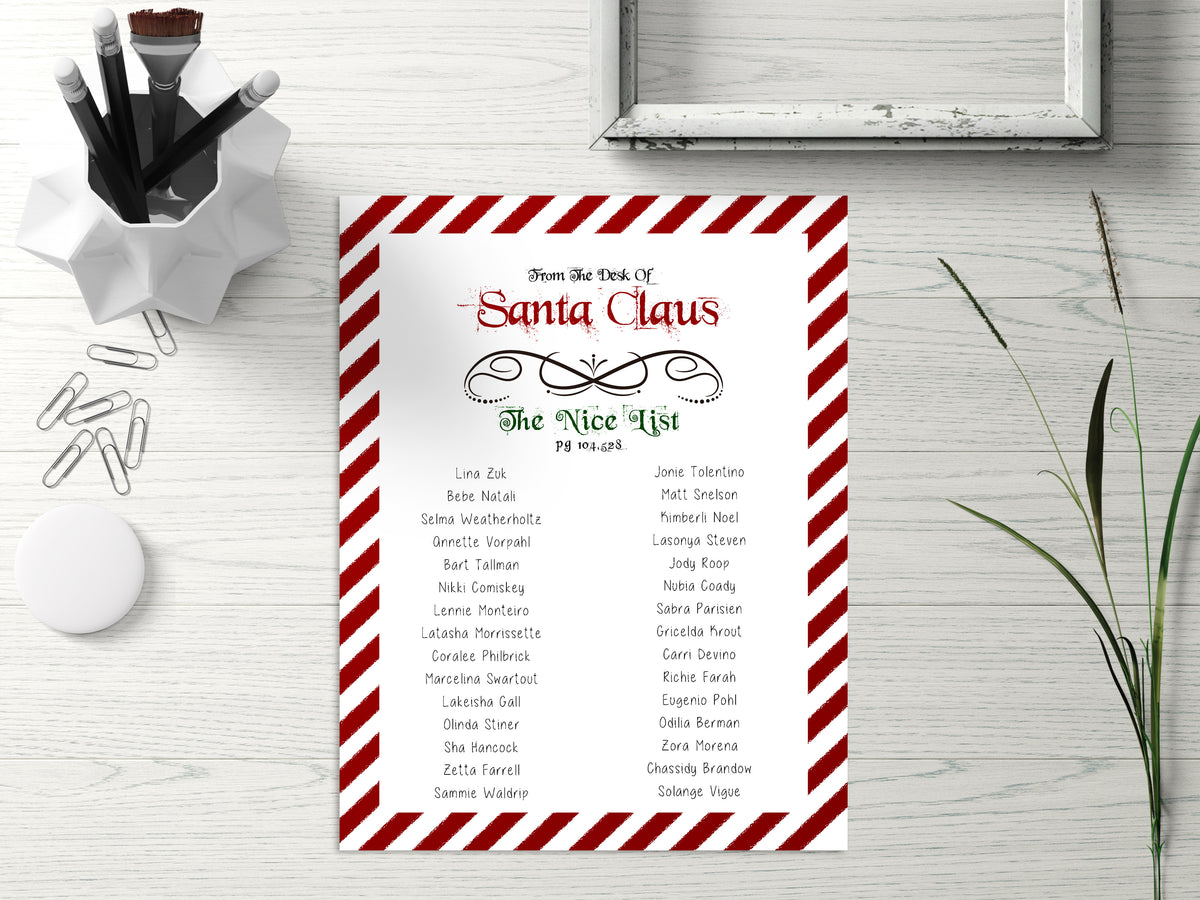 Printable Letter From Santa – Taylor George Designs
